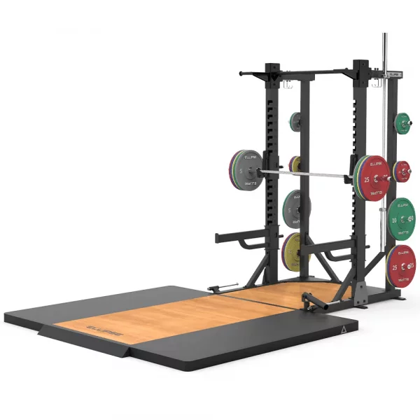 Rack et Cage à Squat God Line: Musculation Sécurisée