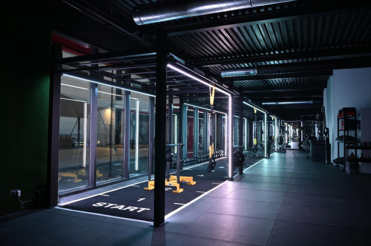 Plateforme Crossfit Long Led