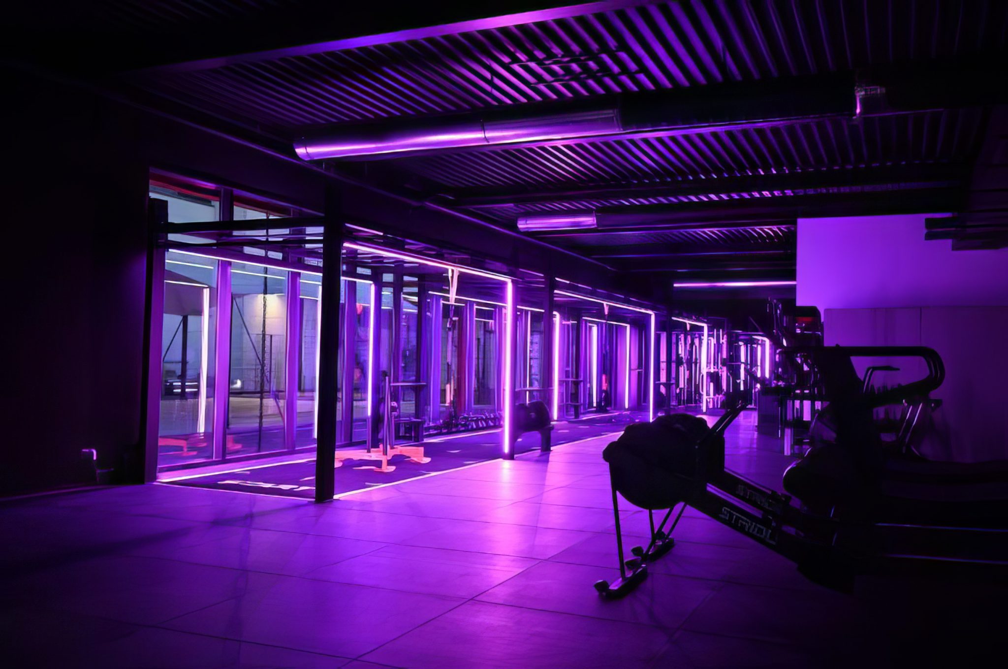 Plateforme Crossfit Long Led