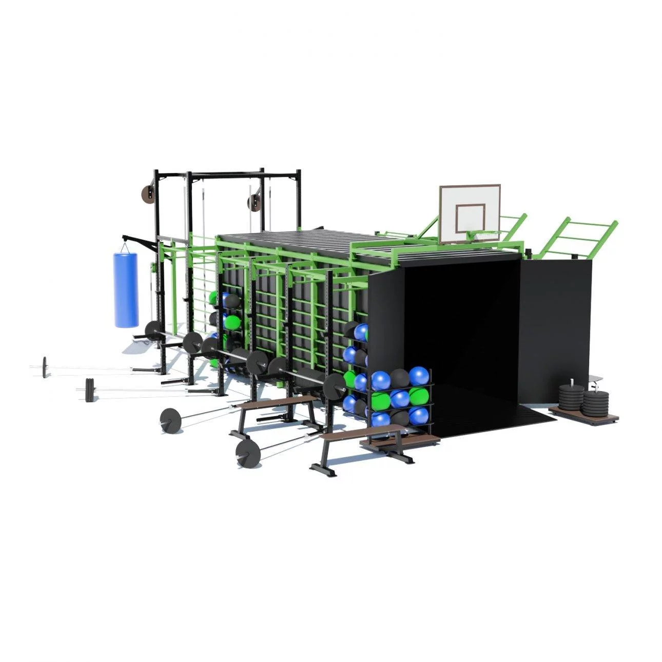 Cage CrossFit Container : Mobilité et Polyvalence